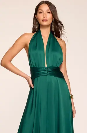 Ramy Brook Jasmine Halter Gown