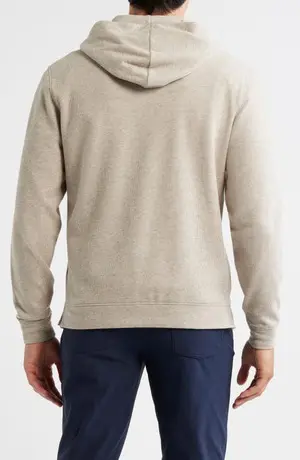 Johnnie-o Henley Hoodie - Cream