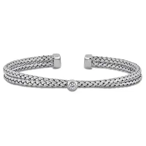 JULIANNA B. Cubic Zirconia Crossover Bangle Bracelet