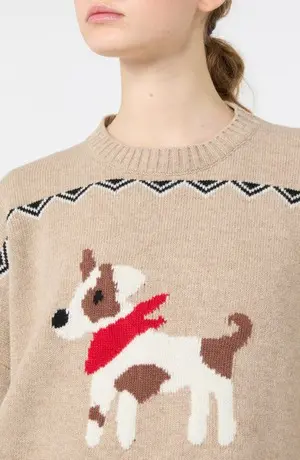 Max Mara Pavidi Intarsia Virgin Wool Sweater