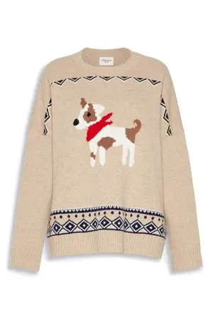 Max Mara Pavidi Intarsia Virgin Wool Sweater