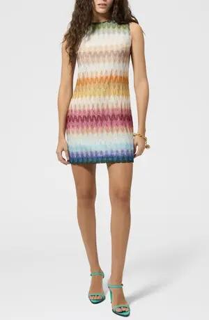 Missoni Dégradé Raschel Knit Minidress