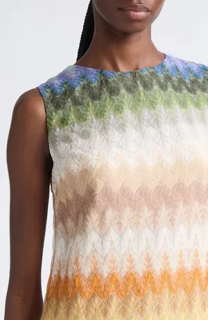 Missoni Sleeveless Dégradé Raschel Knit Minidress
