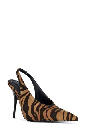 AZALEA WANG Doreen Slingback Pointed Toe Pump