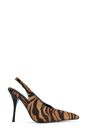 AZALEA WANG Doreen Slingback Pointed Toe Pump