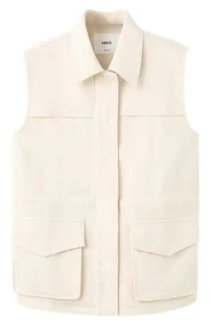 Mango Oversize Denim Vest