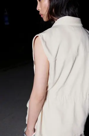 Mango Oversize Denim Vest