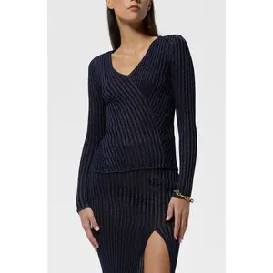 Missoni Ribbed V-neck Sweater