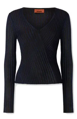 Missoni Ribbed V-neck Sweater