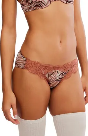 Free People Fiona Bikini - Zebra