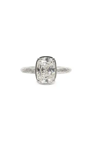 Sterling Forever Cushion Cut Sterling Ring - Silver