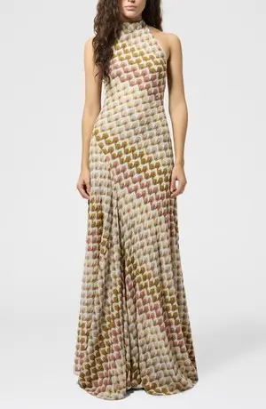 Missoni Halter Neck Maxi Dress