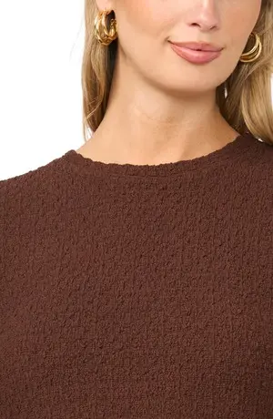 Vince Camuto Textured Crewneck T-shirt