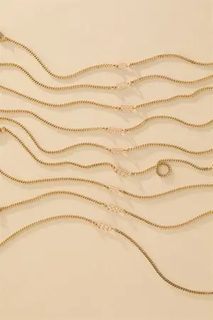 SET & STONES Angel Numbers Charm Bracelet - Gold/111