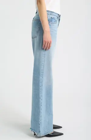 FRAME The Pixie Gray Straight Leg Jeans