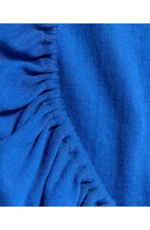 Mango Gathered Overlay Long Sleeve Top