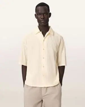 ALLSAINTS Cenizo Short Sleeve Relaxed Cotton Shirt