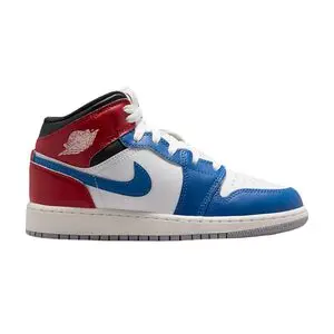 JORDAN 1 Mid Gs 'true Varsity Red - Blue