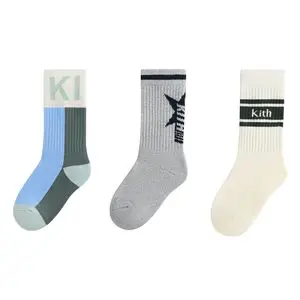 Kith 3-pack Crew Socks - Multicolor