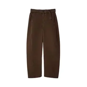 LEMAIRE Twisted Belted Pants - Brown