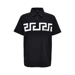 Versace Short-sleeve Cotton Polo Shirt