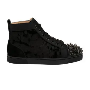 CHRISTIAN LOUBOUTIN Louis Orlato Flat Calf Spikes
