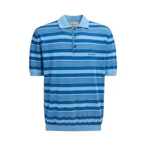 Marni Striped Knit Polo