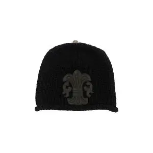 Chrome Hearts Fleur Patch Beanie
