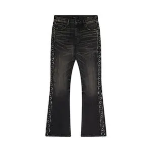 PURPLE BRAND Studded Vintage Flare Jeans