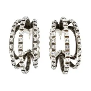 Isabel Marant Étoile Embellished Hoop Earrings - Silver