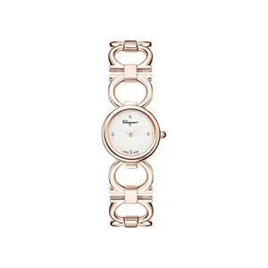 FERRAGAMO Double Gancini Bracelet Watch - Pink