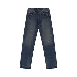 PURPLE BRAND Calcium Powder Distressed Jeans