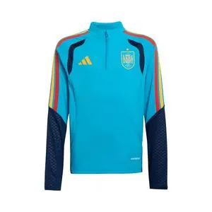 Adidas Quarter Zip Long Sleeve Top With Team Emblem