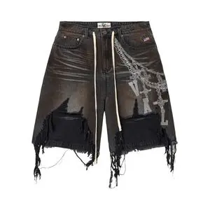 VALE FOREVER Chain Jorts - Black