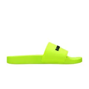 Balenciaga Fluo Pool Slides - Yellow