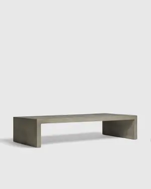 Quince Concrete Waterfall Indoor/outdoor Coffee Table