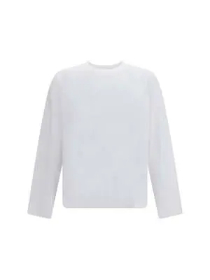 Dries Van Noten Crewneck Long Sleeve T-shirt - White