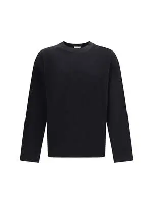 Dries Van Noten Crewneck Long Sleeve T-shirt - Black