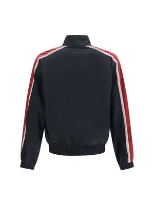 Versace Nylon Blouson Jacket With Embroidered Logo