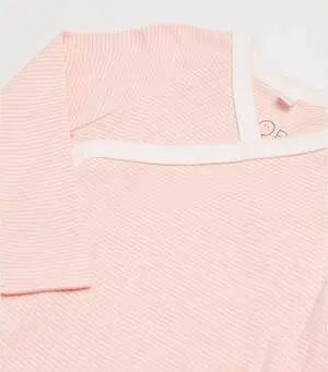 MORI Bamboo-blend Kimono Bodysuit - Pink