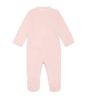 MARIE-CHANTAL Velour Angel Wing All-in-one - Pink