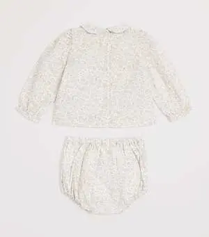MARIE-CHANTAL Cotton Athena Bonnie Blouse And Bloomers Set