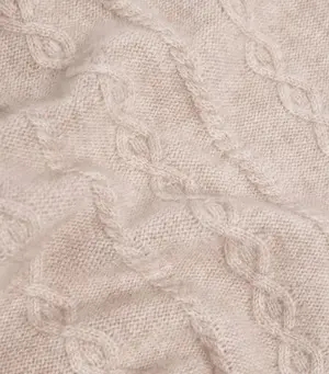 MARIE-CHANTAL Wool-cashmere Cable-knit Playsuit