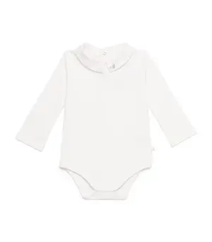 MARIE-CHANTAL Pima Cotton Embroidered Bodysuit