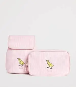 Harrods Stripe Embroidered Nursery Pouch