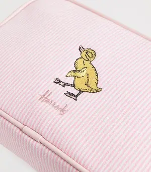 Harrods Stripe Embroidered Nursery Pouch