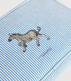 Harrods Stripe Embroidered Nursery Pouch
