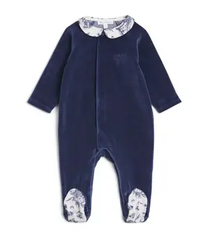 TARTINE ET CHOCOLAT Velvet All-in-one With Peter Pan Collar