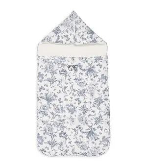TARTINE ET CHOCOLAT Cotton Toile De Jouy Sleeping Nest - Blue