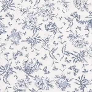 TARTINE ET CHOCOLAT Cotton Toile De Jouy Blanket